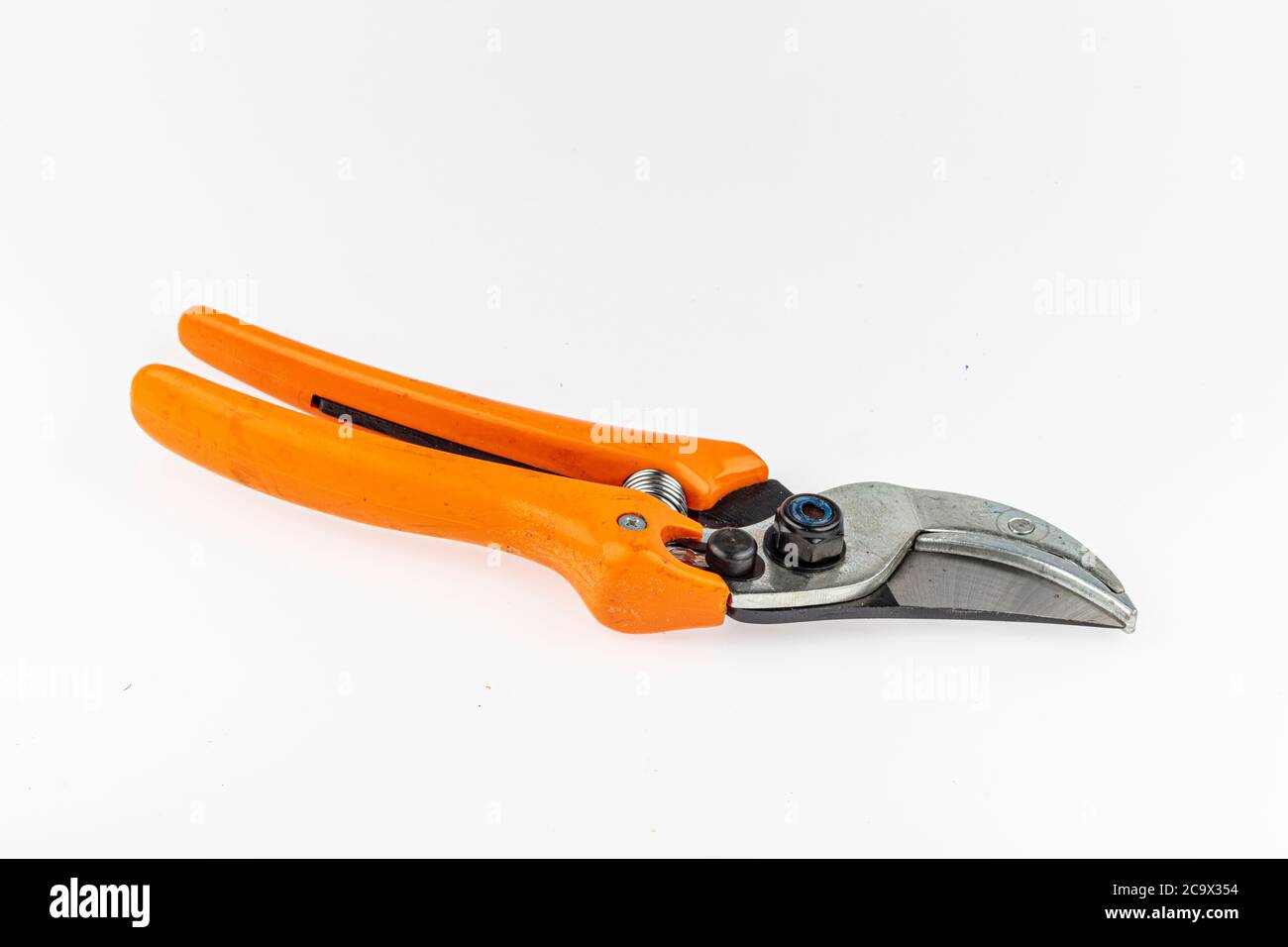 Garden secateurs. Pruning Shears isolated on white background Stock Photo - Alamy