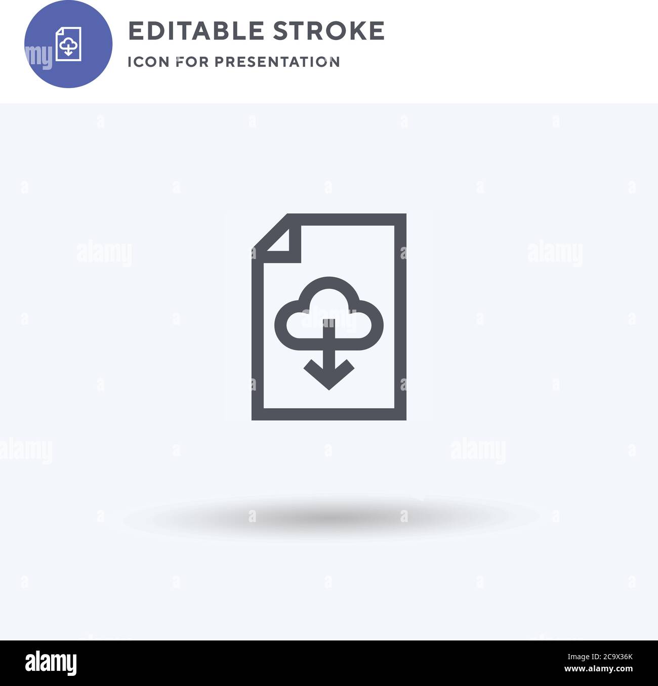 File icon vector, filled flat sign, solid pictogram isolated on white ...