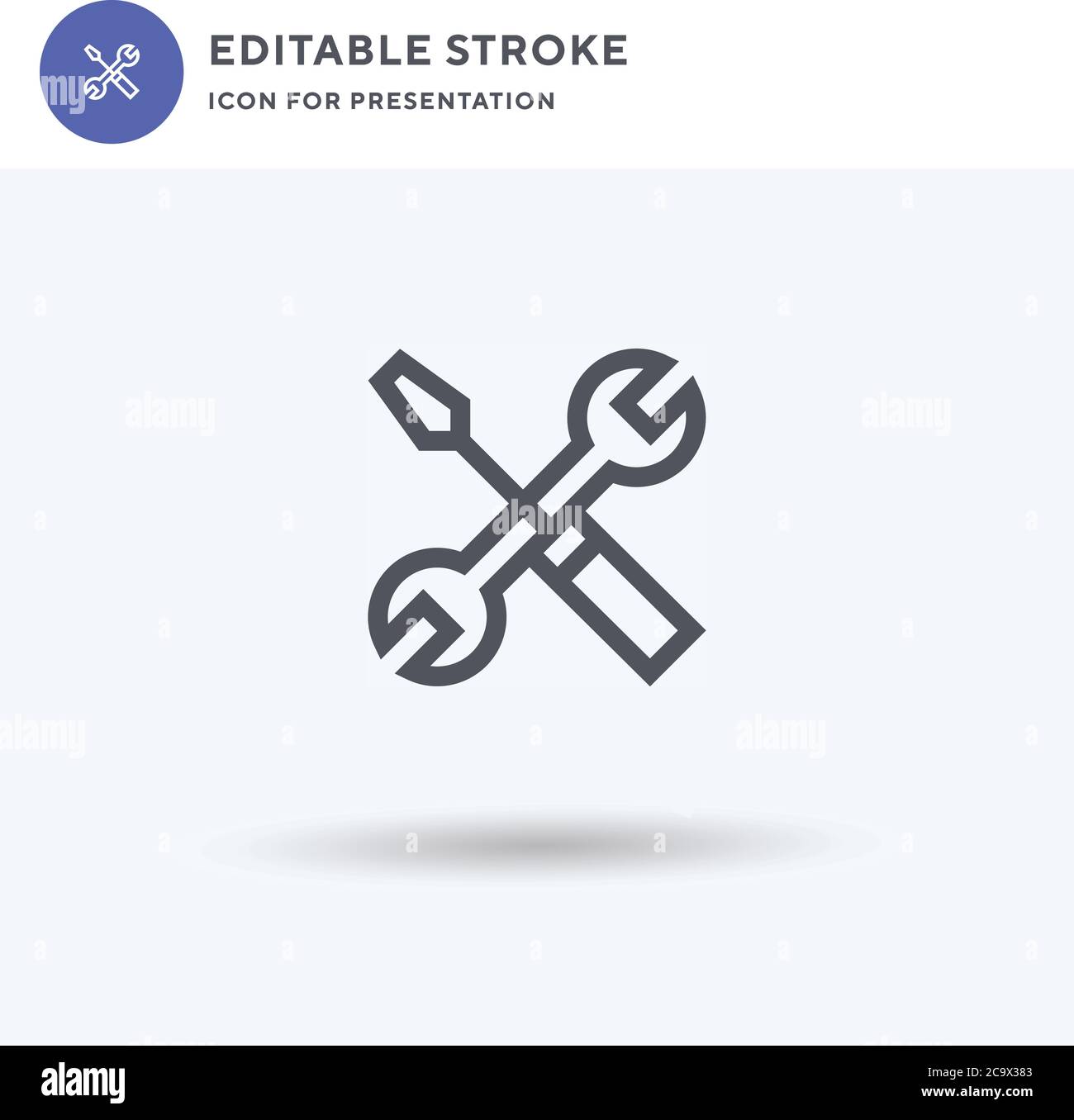 Maintenance icon vector, filled flat sign, solid pictogram isolated on ...