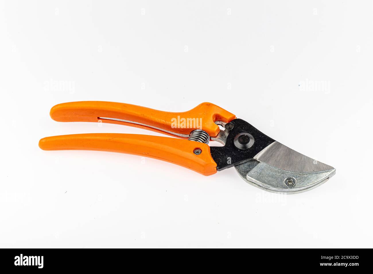 Garden secateurs. Pruning Shears isolated on white background Stock Photo - Alamy