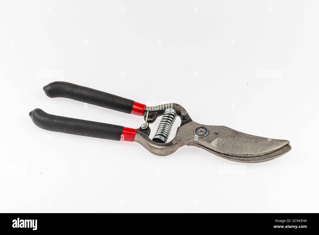 Garden secateurs. Pruning Shears isolated on white background Stock Photo - Alamy