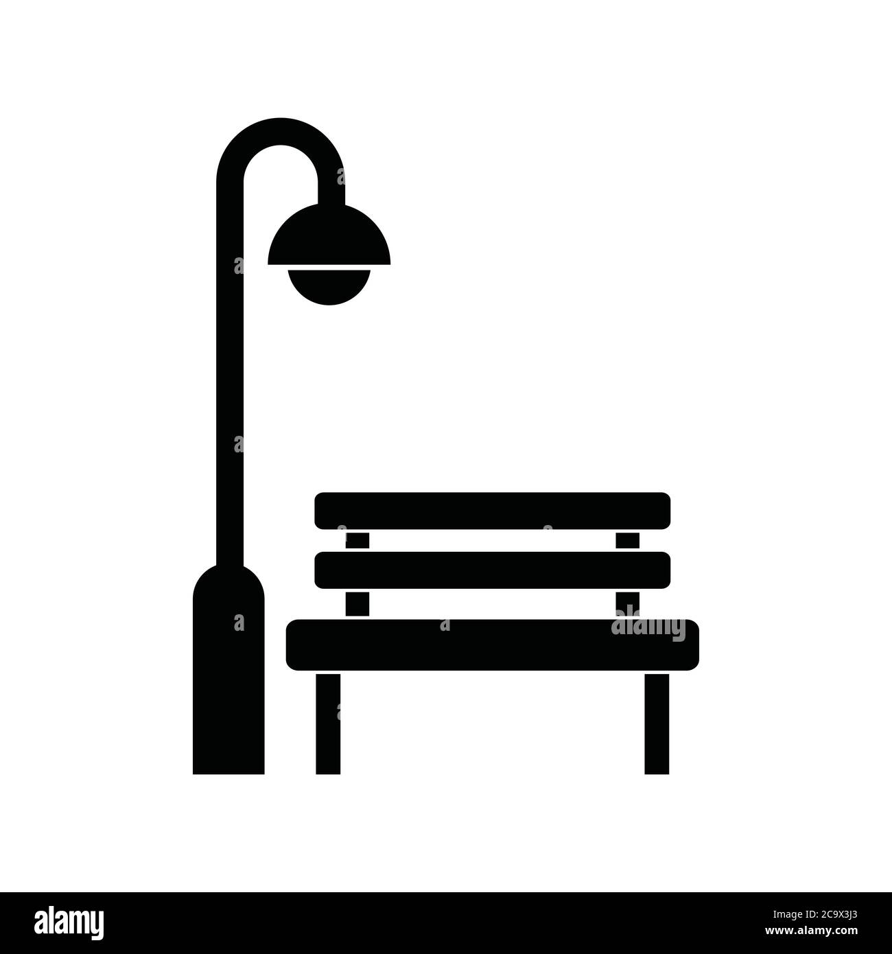 Peaceful park scenery Stock Vector Images - Alamy