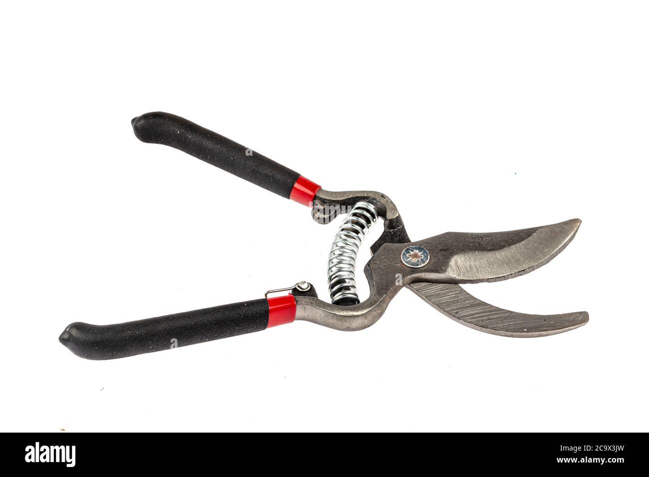 Garden secateurs. Pruning Shears isolated on white background Stock Photo - Alamy