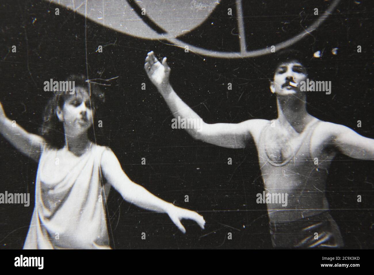 Fine 70s vintage black and white lifestyle photography of a dancer ...