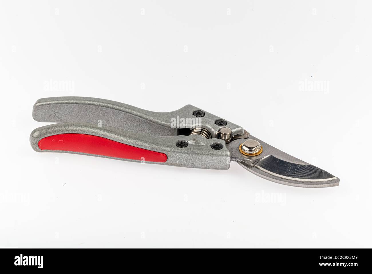 Garden secateurs. Pruning Shears isolated on white background Stock ...