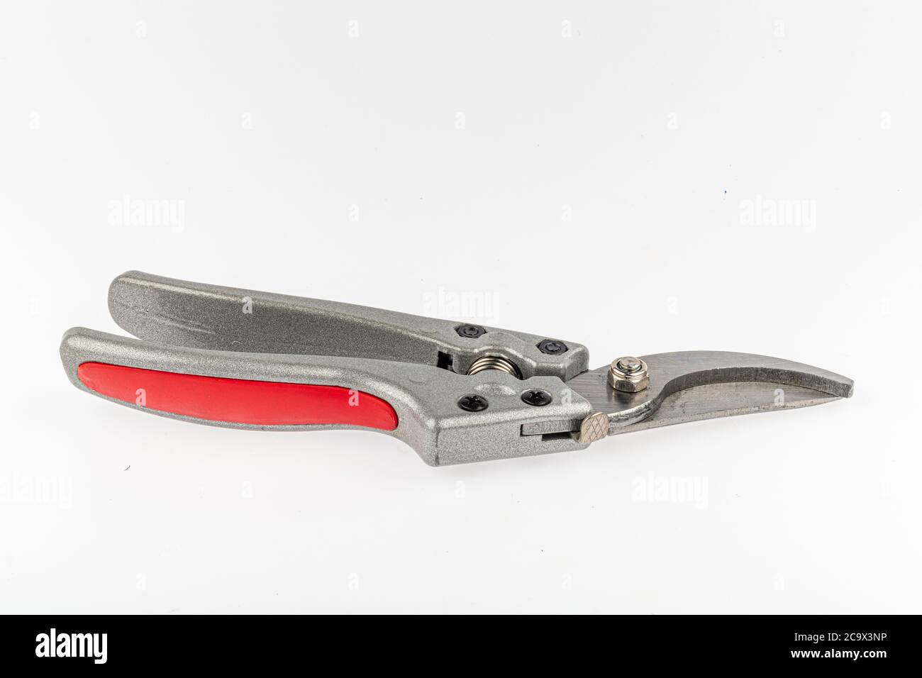 Garden secateurs. Pruning Shears isolated on white background Stock Photo - Alamy