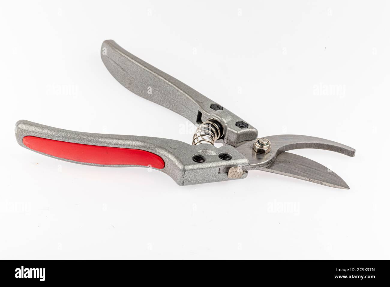 Garden secateurs. Pruning Shears isolated on white background Stock Photo - Alamy