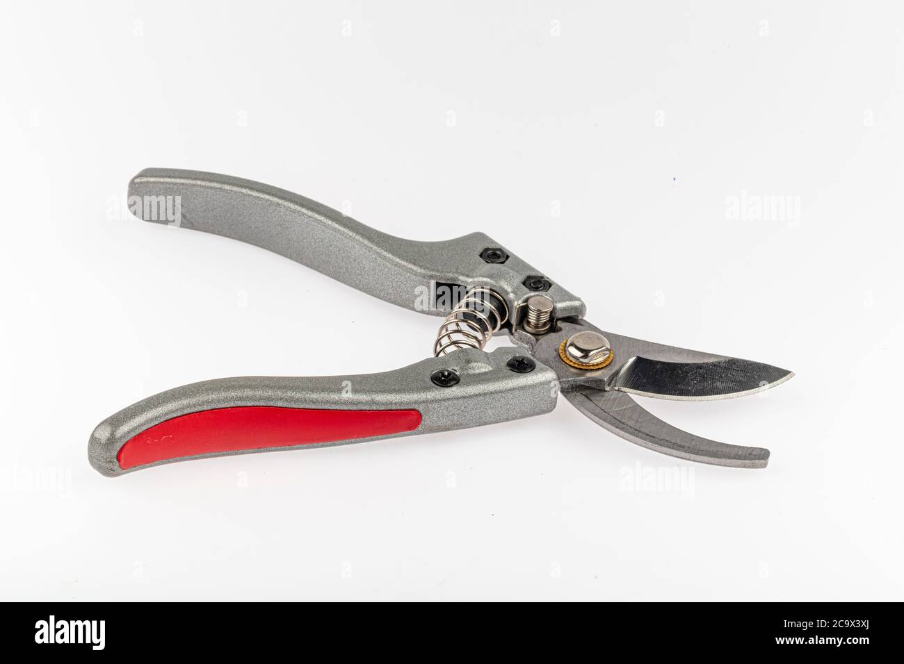 Garden secateurs. Pruning Shears isolated on white background Stock Photo - Alamy
