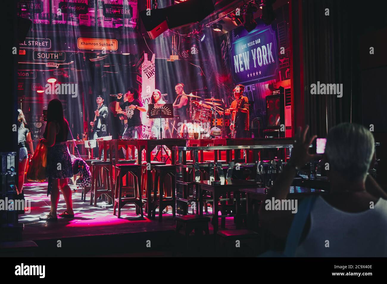 Rock music concert view from stage hi-res stock photography and images ...