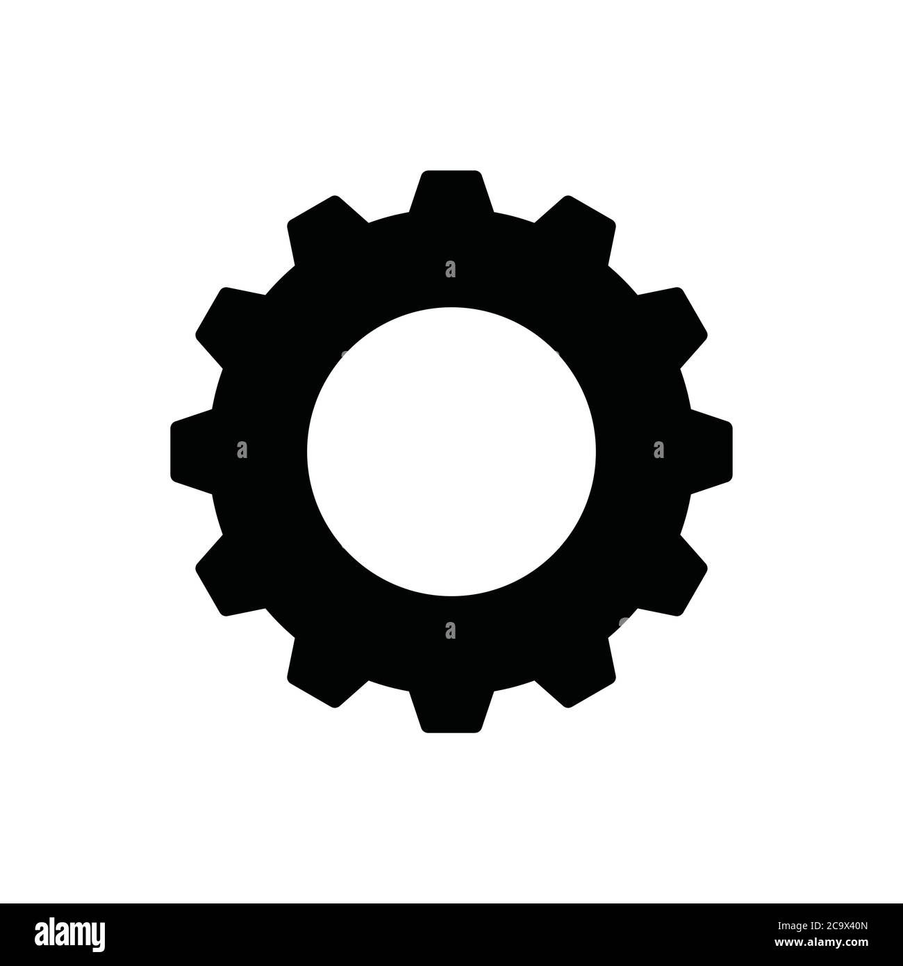 gear setting icon vector sign symbol Stock Vector Image & Art - Alamy