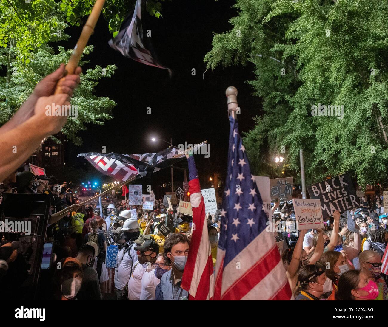 Portland justice center hi-res stock photography and images - Alamy
