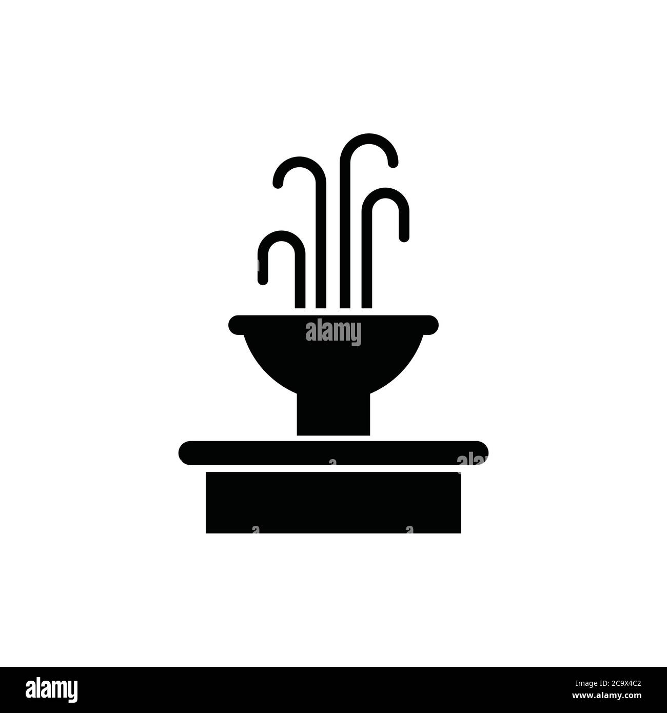 fountain icon vector Stock Vector Image & Art - Alamy