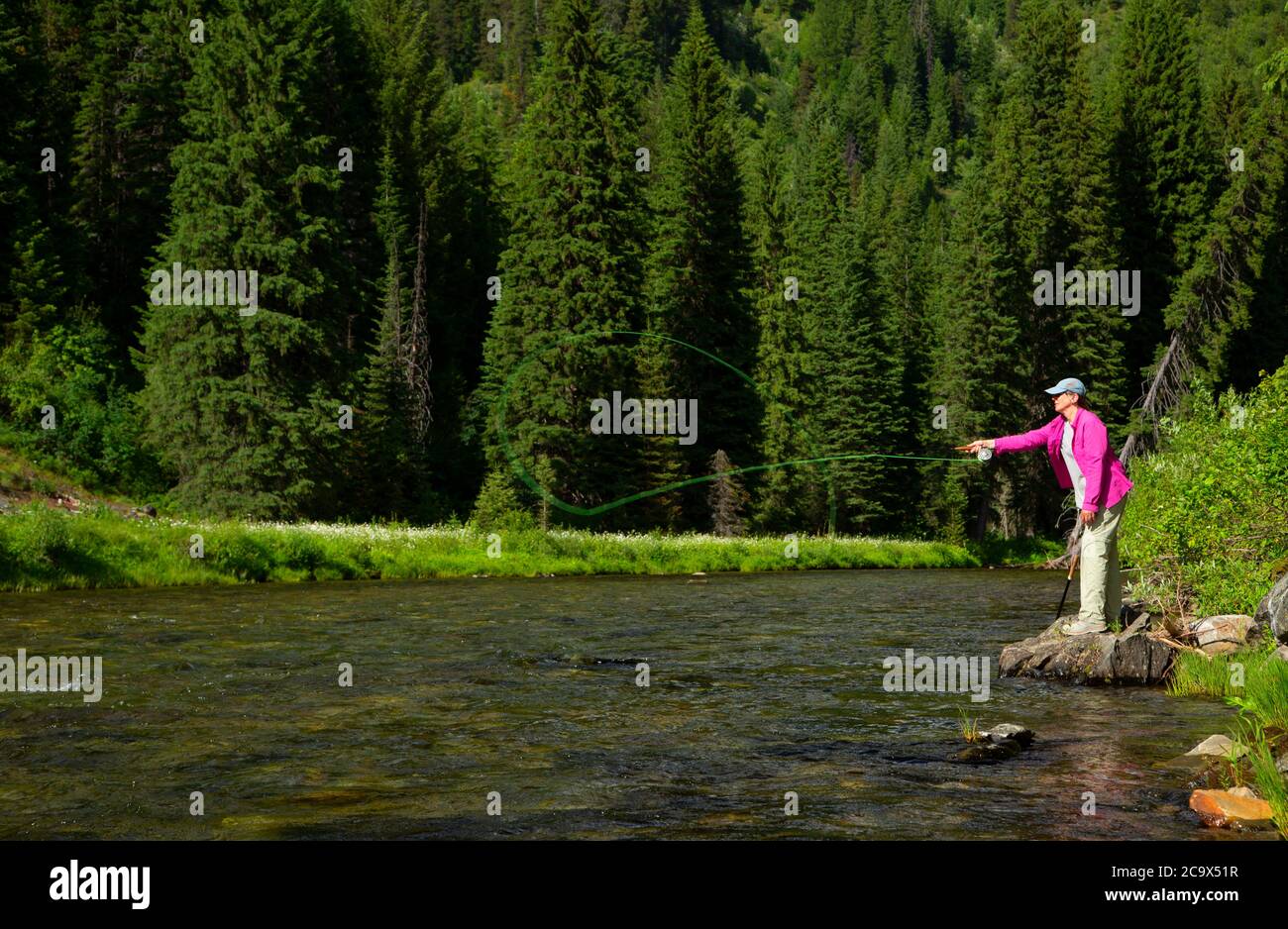 Flyfishing the St. Joe Wild and Scenic River, St. Joe National Forest ...