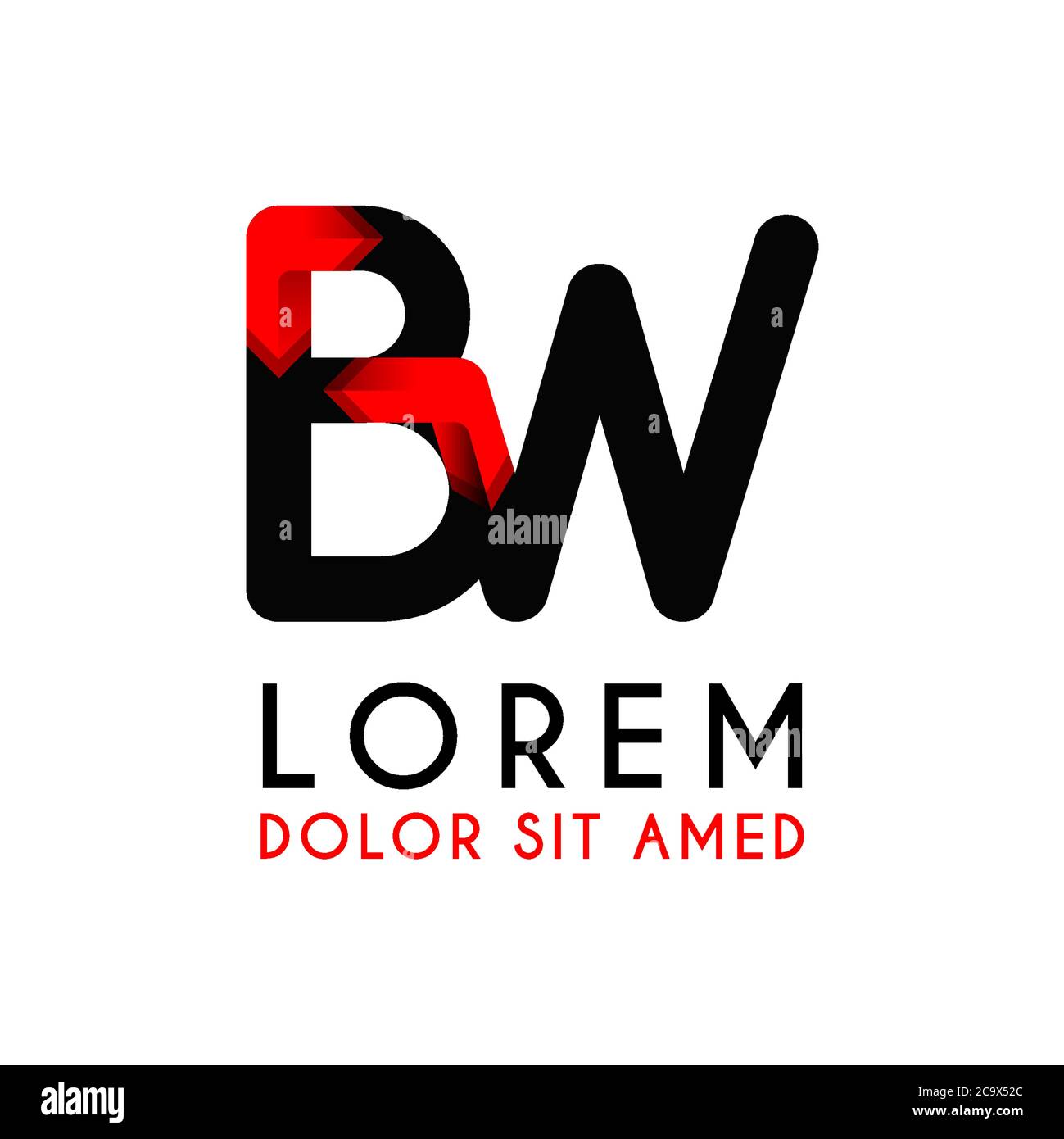 Bw letter hi-res stock photography and images - Alamy