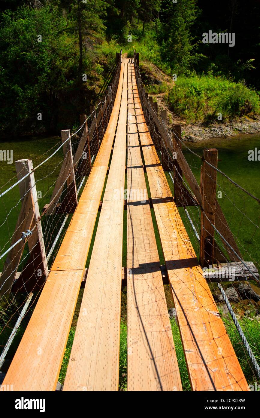 Allen Ridge Trail bridge, St. Joe Wild and Scenic River, St. Joe ...