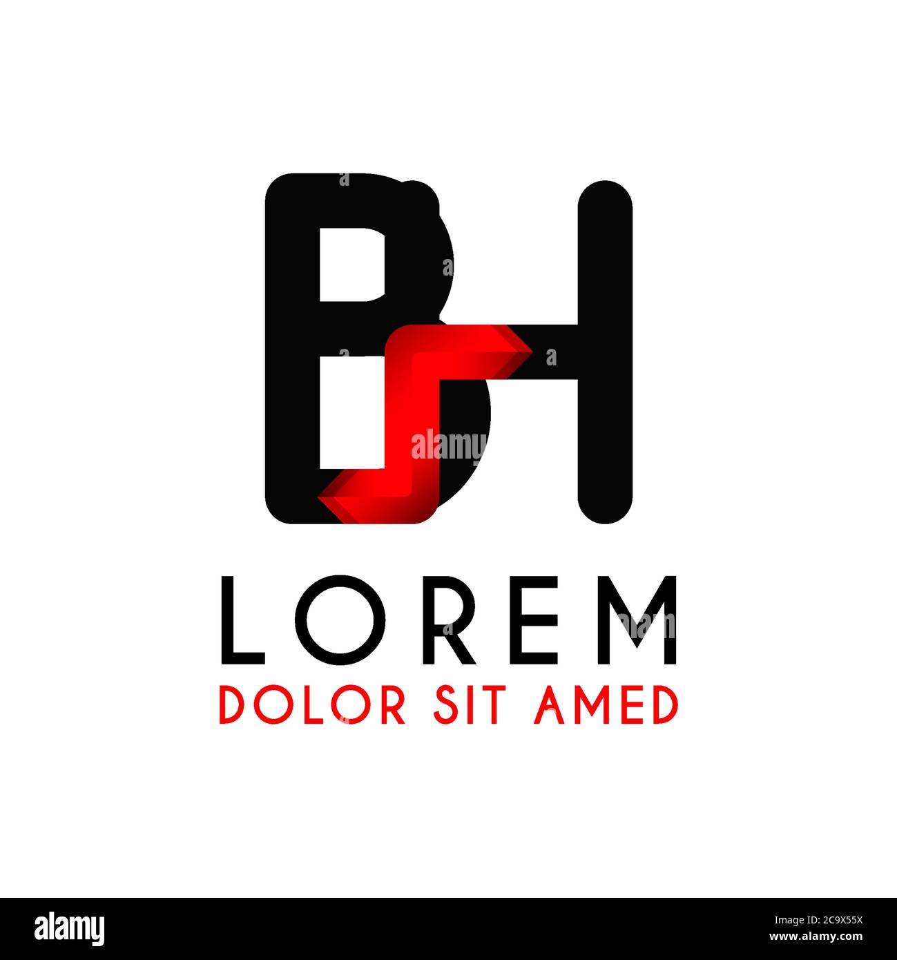 Bh red logo hi-res stock photography and images - Alamy