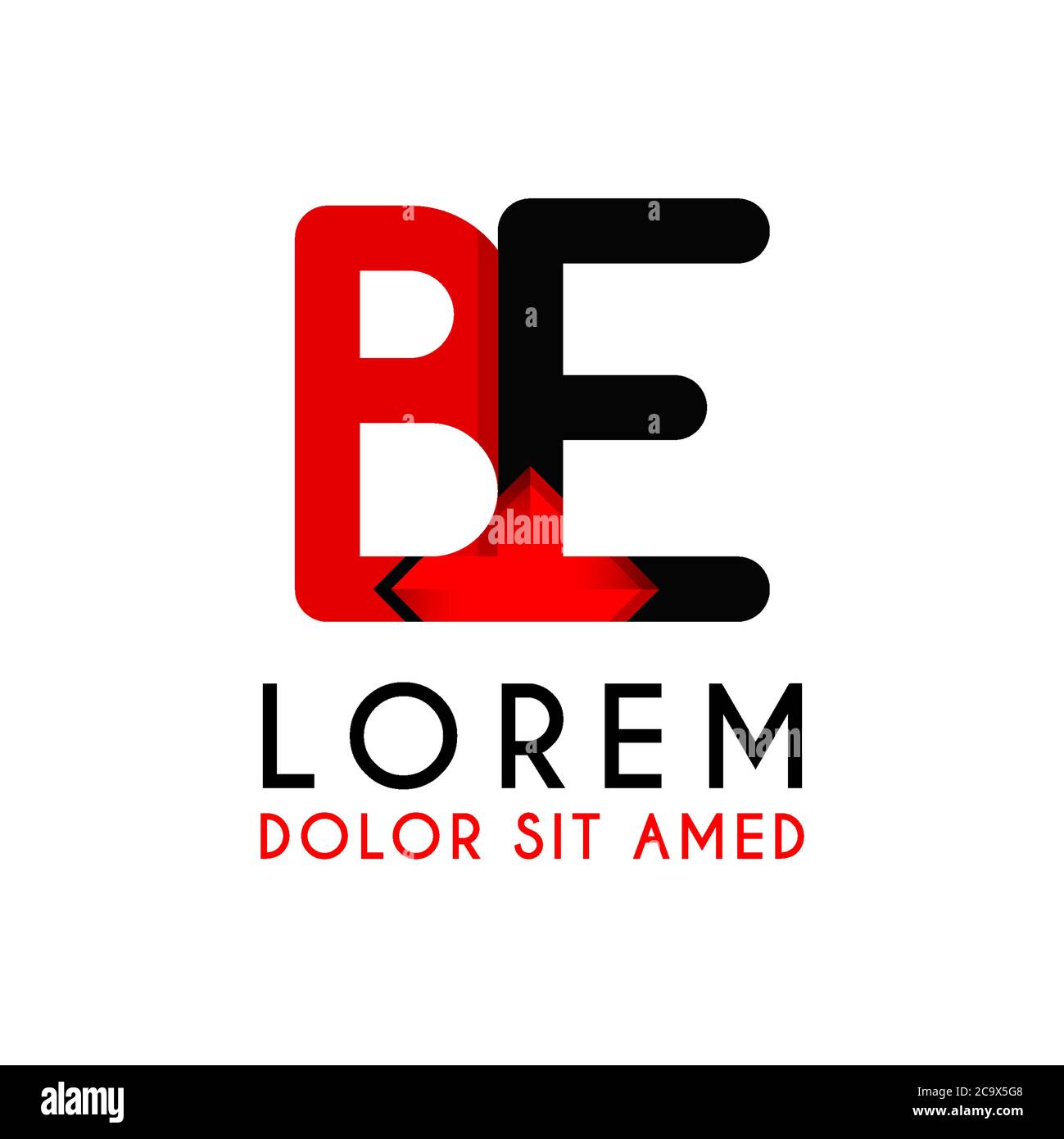 E b letter mark Cut Out Stock Images & Pictures - Alamy