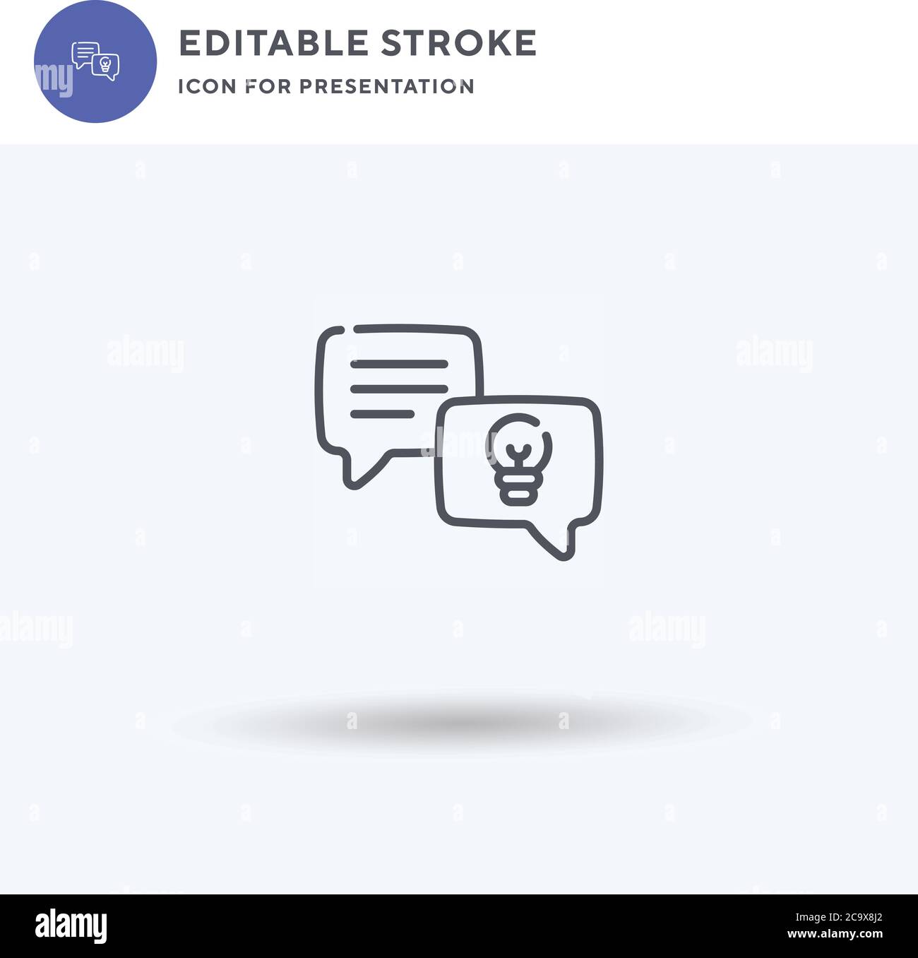 Talk icon vector, filled flat sign, solid pictogram isolated on white ...