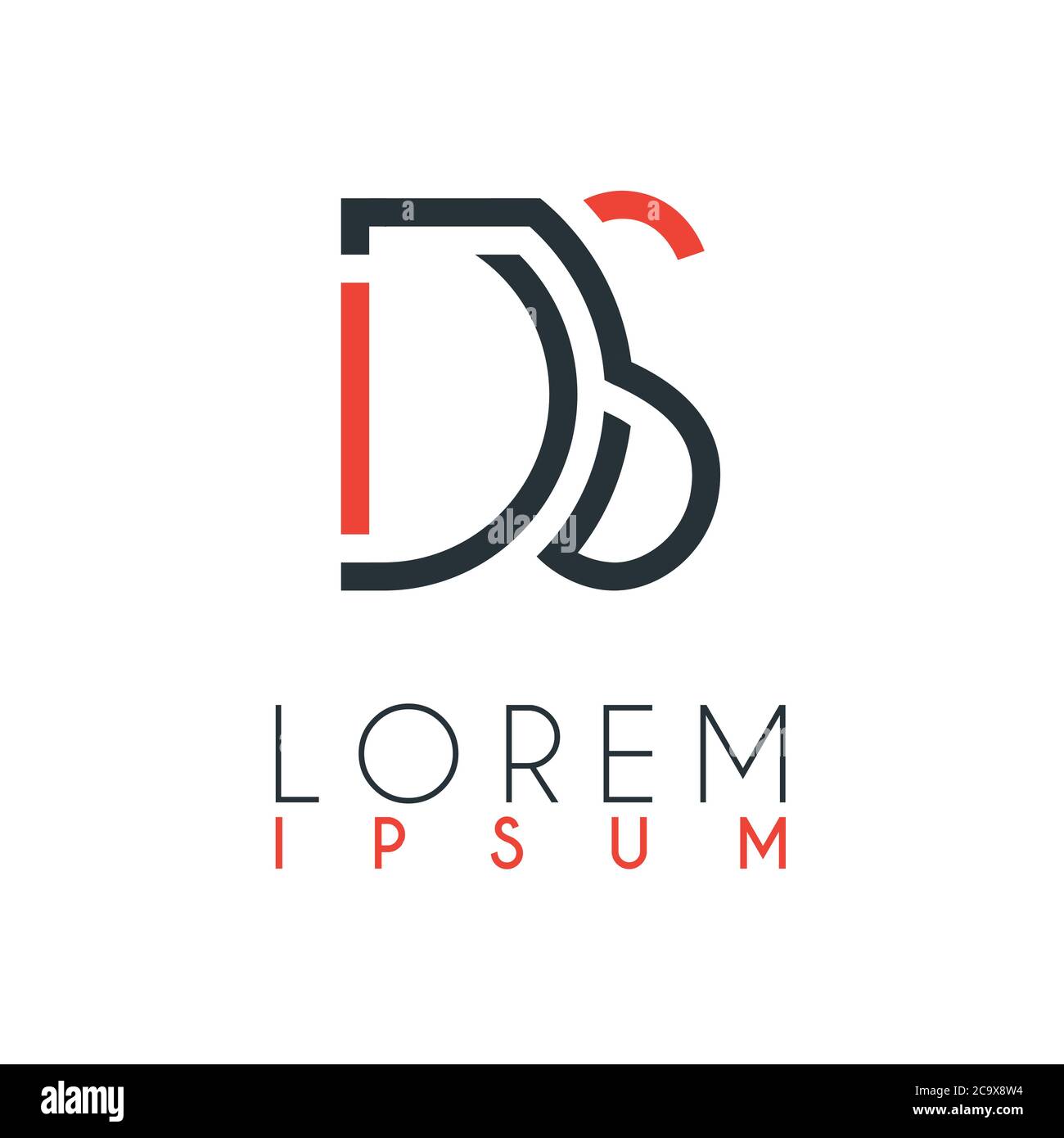 The logo between the letter D and letter S or DS with a certain ...