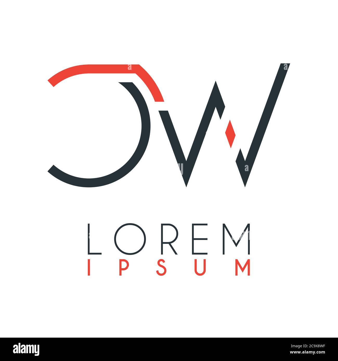 The logo between the letter C and letter W or CW with a certain ...
