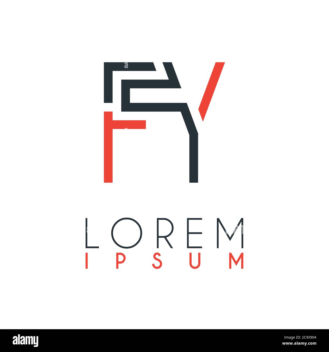 The logo between the letter F and letter Y or FY with a certain ...