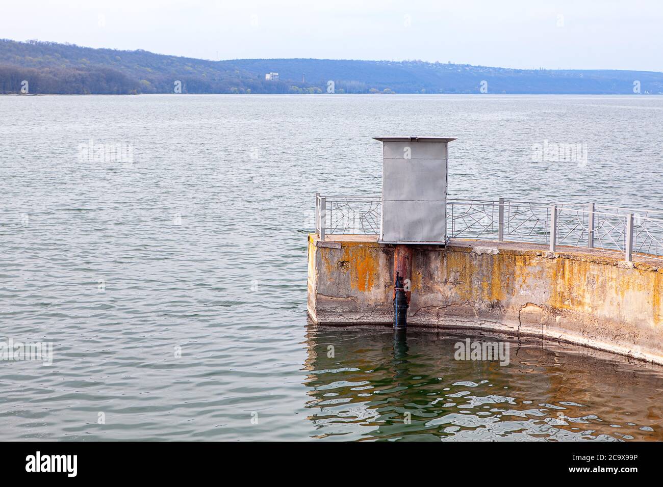Electrical panel for water pumping station Stock Photo - Alamy