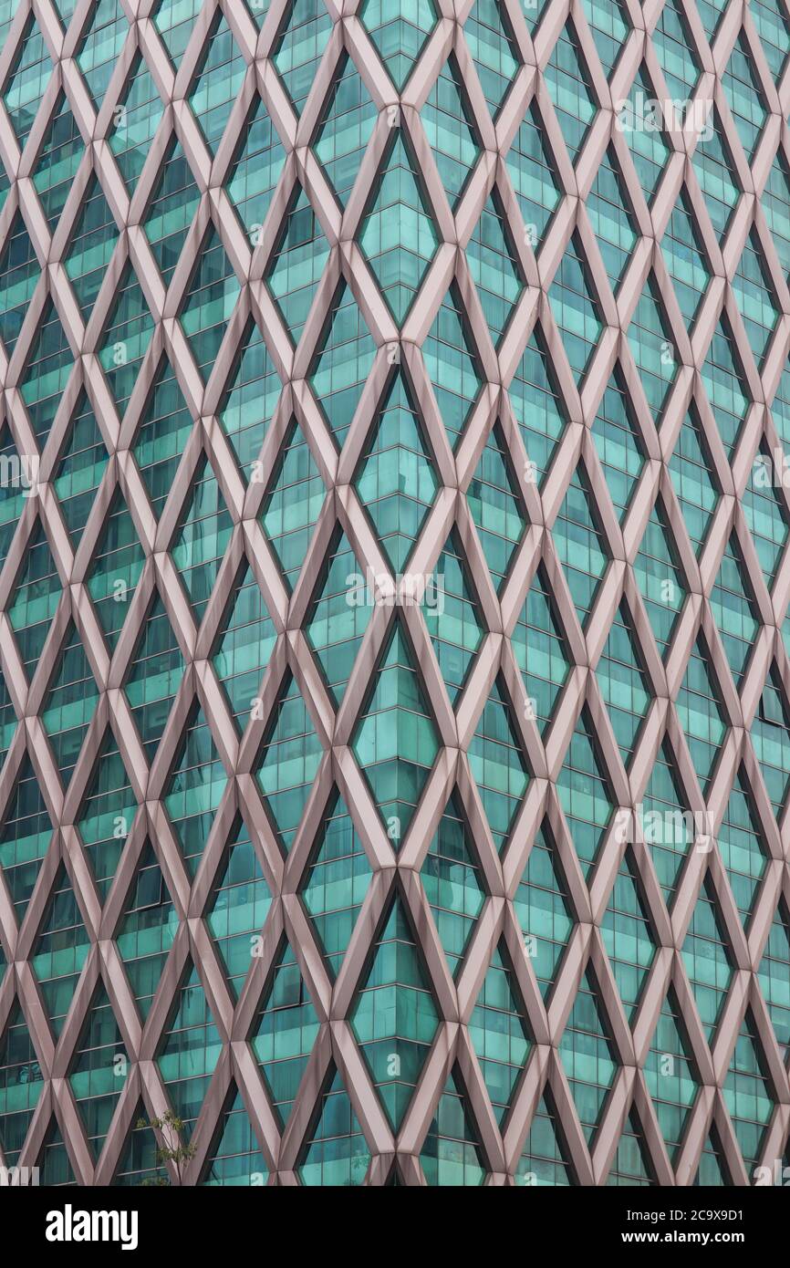 building glass background with diagonal and symmetrical shapes Stock ...