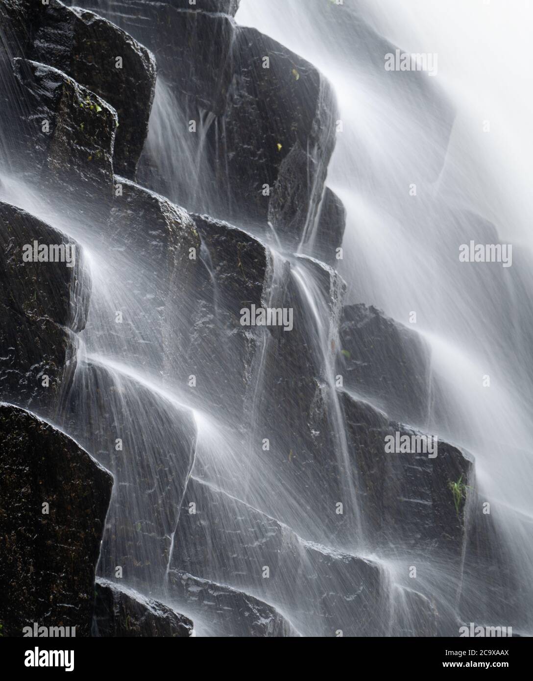 Black basalt prisms hi-res stock photography and images - Alamy