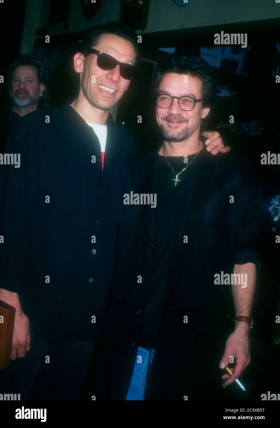 Beverly Hills, California, USA 27th February 1996 Musicians Alex Van ...