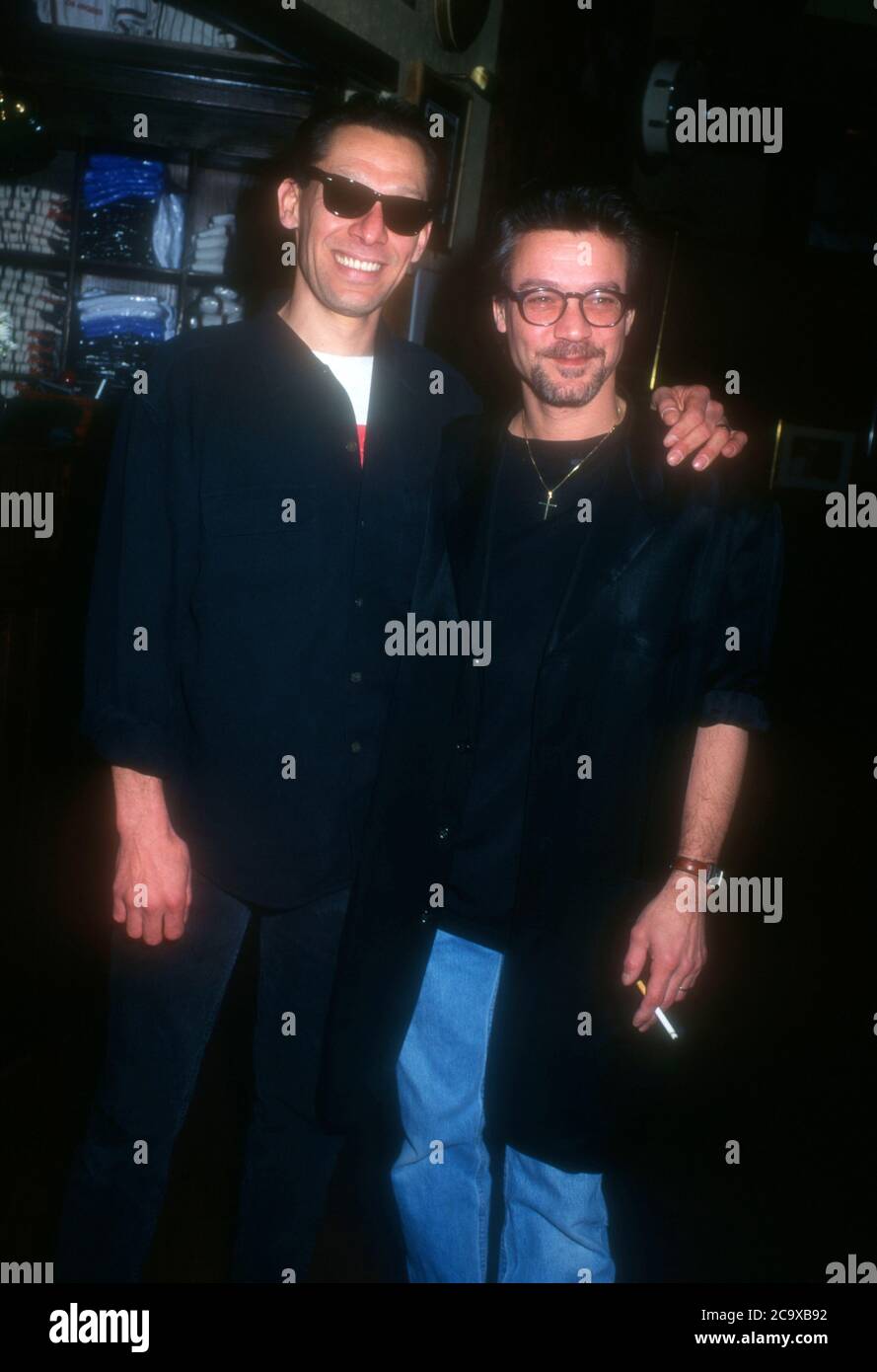 Beverly Hills, California, USA 27th February 1996 Musicians Alex Van ...