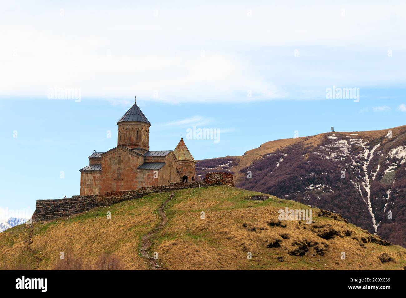 Gergeti Trinity Church (Tsminda Sameba), Holy Trinity Church near the ...