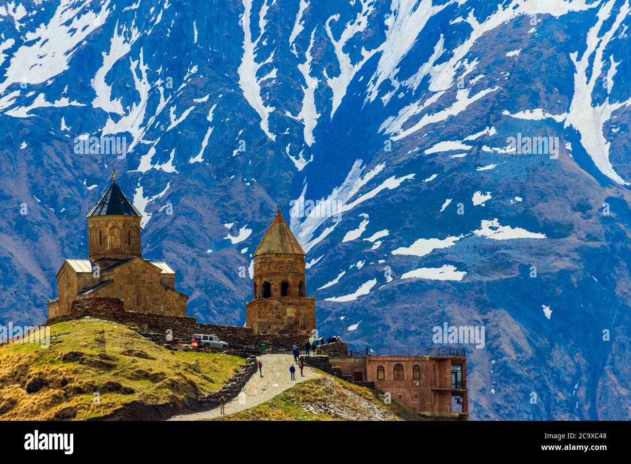 Gergeti Trinity Church (Tsminda Sameba), Holy Trinity Church near the ...