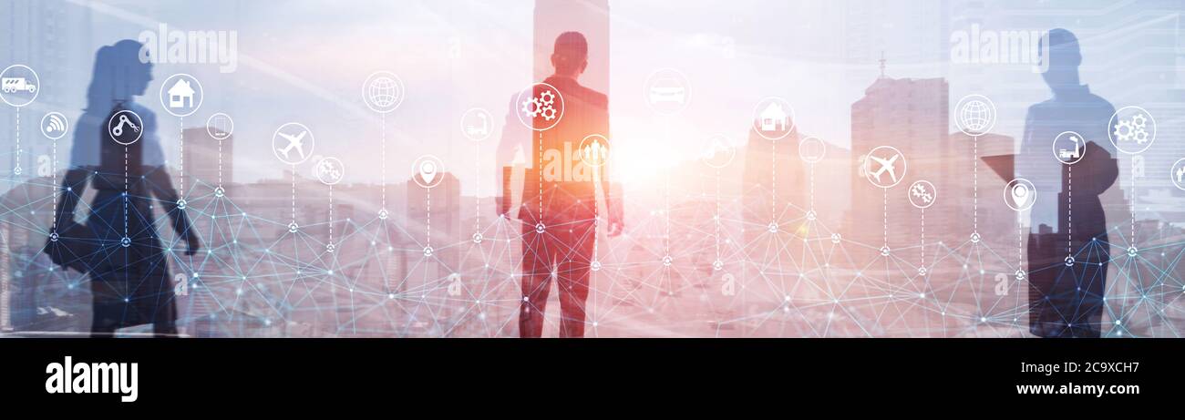 Graphical user interface concept. Artificial Intelligence. Internet of ...