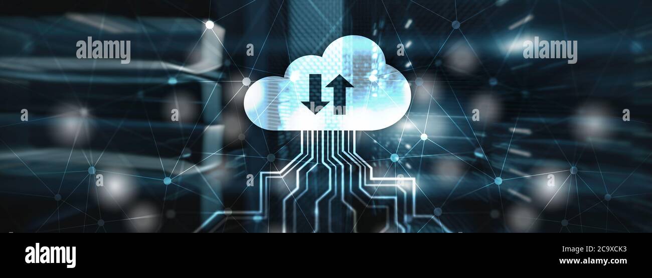 Future Network Cloud Services Business concept. Cloud for your ...