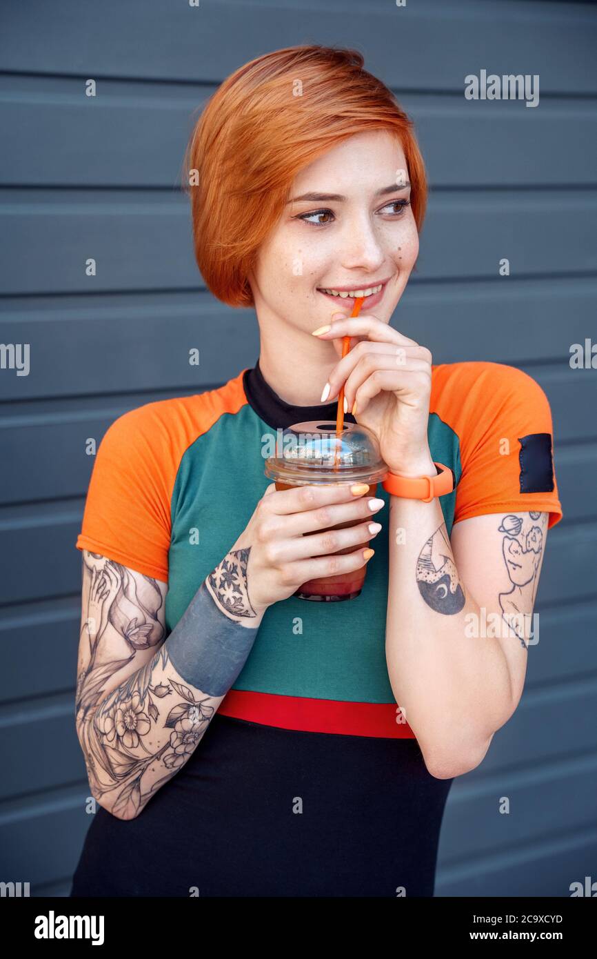 Happy face ginger hi-res stock photography and images - Alamy