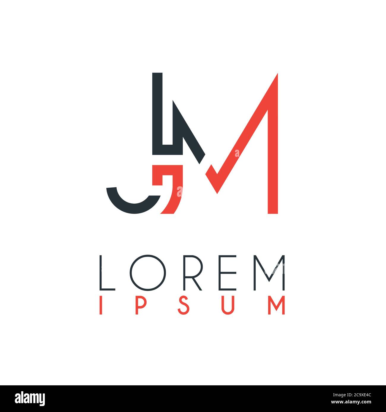 The logo between the letter J and letter M or JM with a certain ...