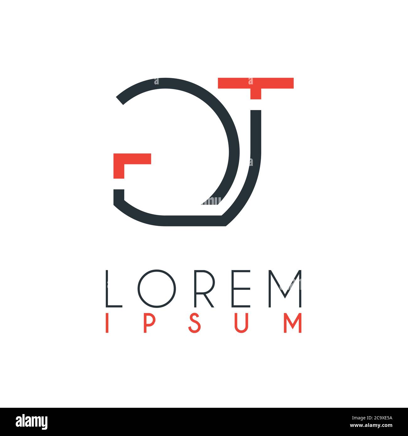 The logo between the letter G and letter T or GT with a certain ...