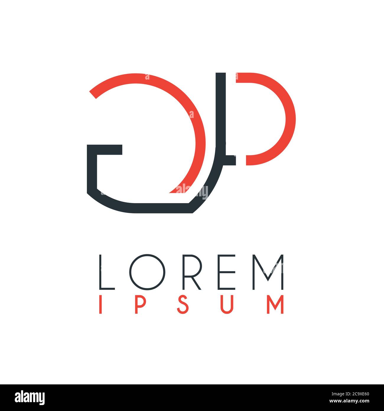 The logo between the letter G and letter P or GP with a certain ...