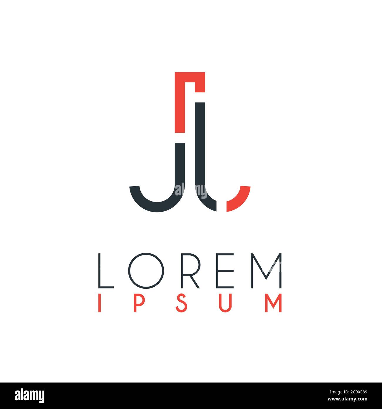 Double j logo Stock Vector Images - Alamy