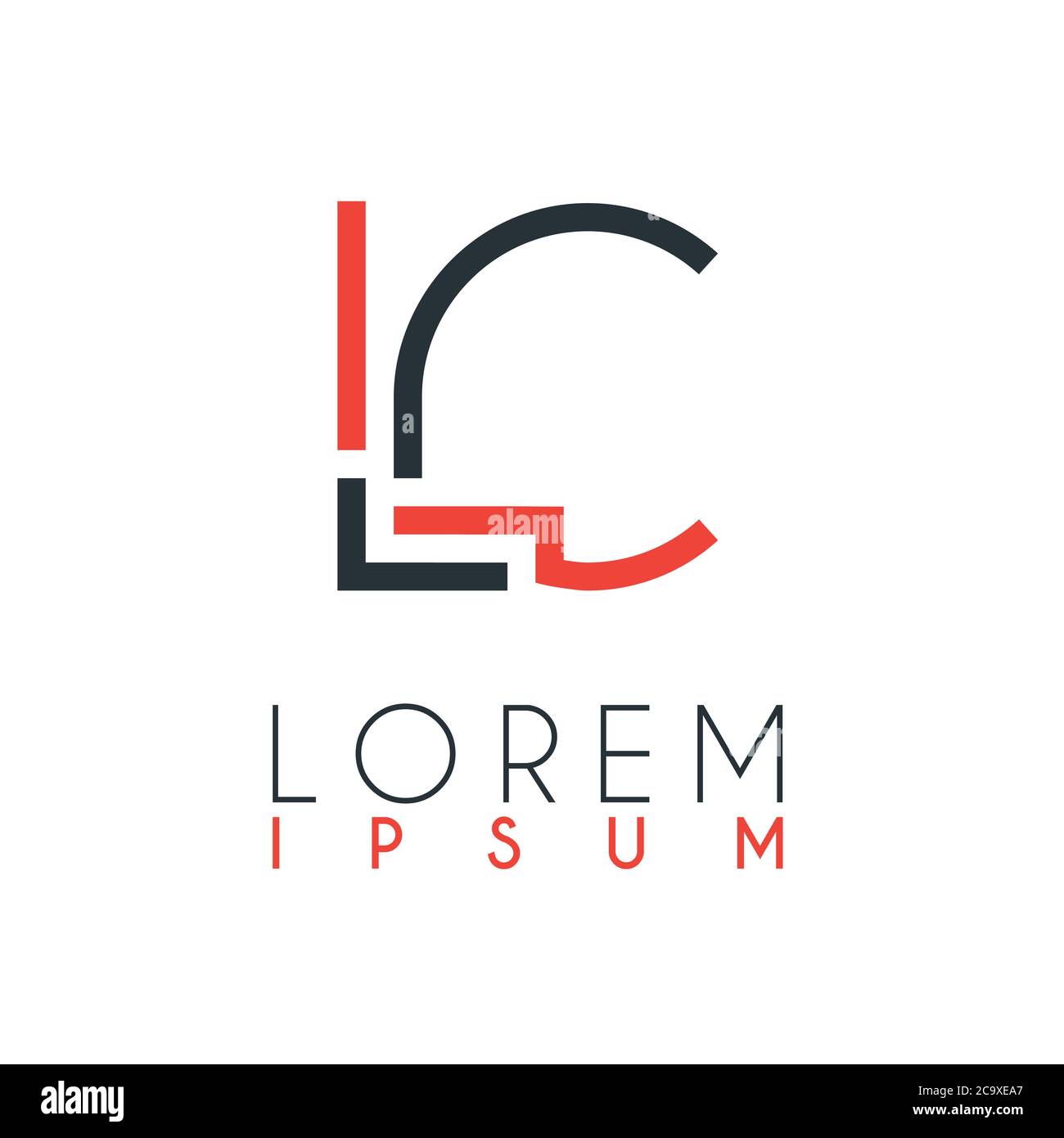 The logo between the letter L and letter C or LC with a certain ...