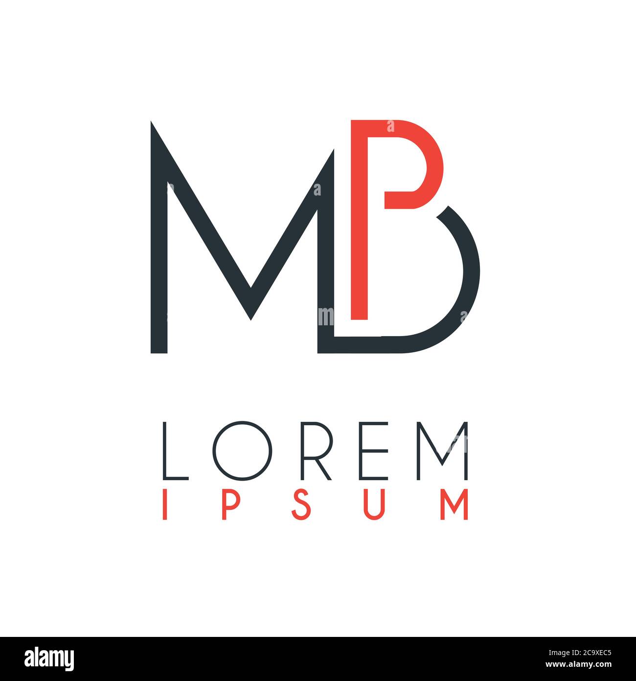 The logo between the letter M and letter B or MB with a certain ...