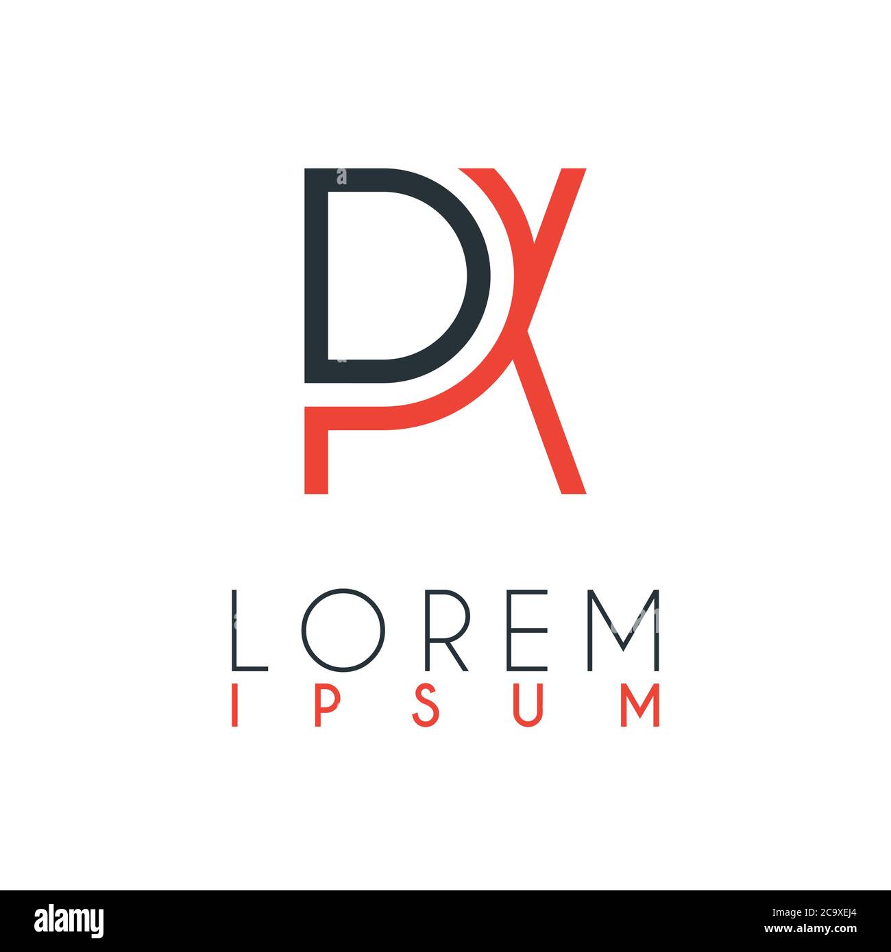 The logo between the letter P and letter X or PX with a certain ...