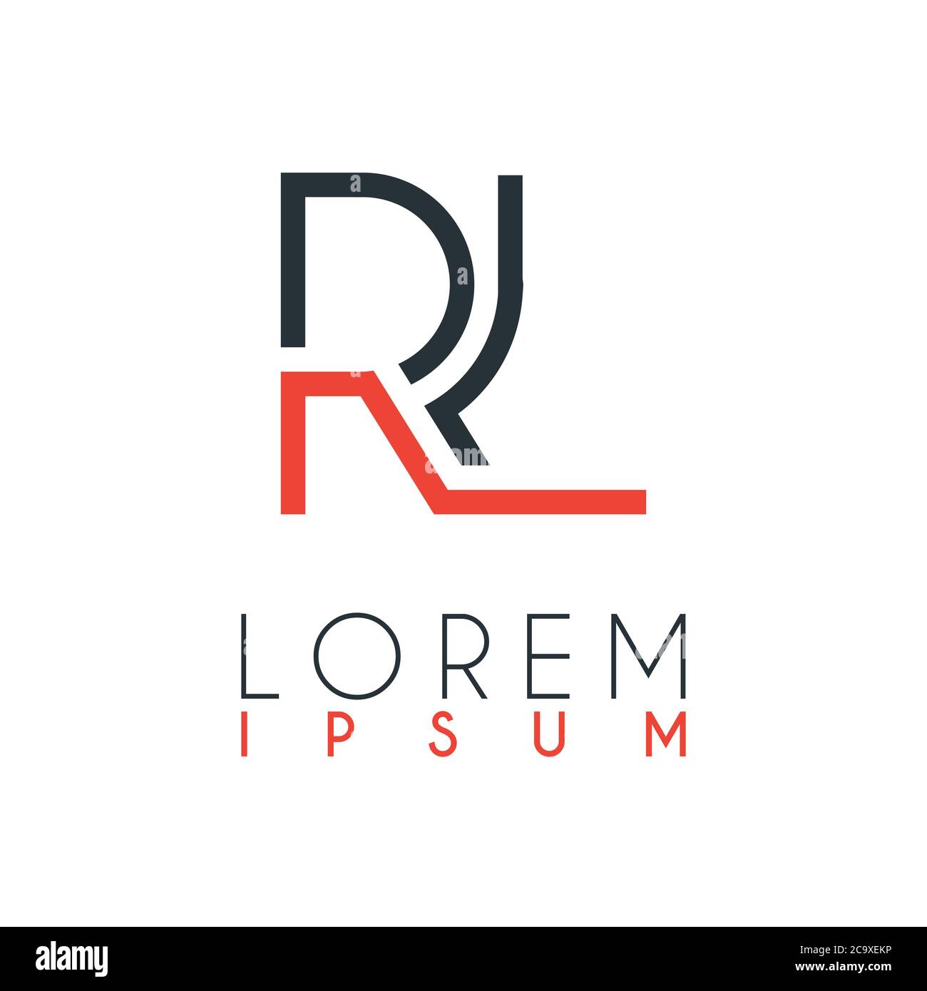 The logo between the letter R and letter L or RL with a certain ...