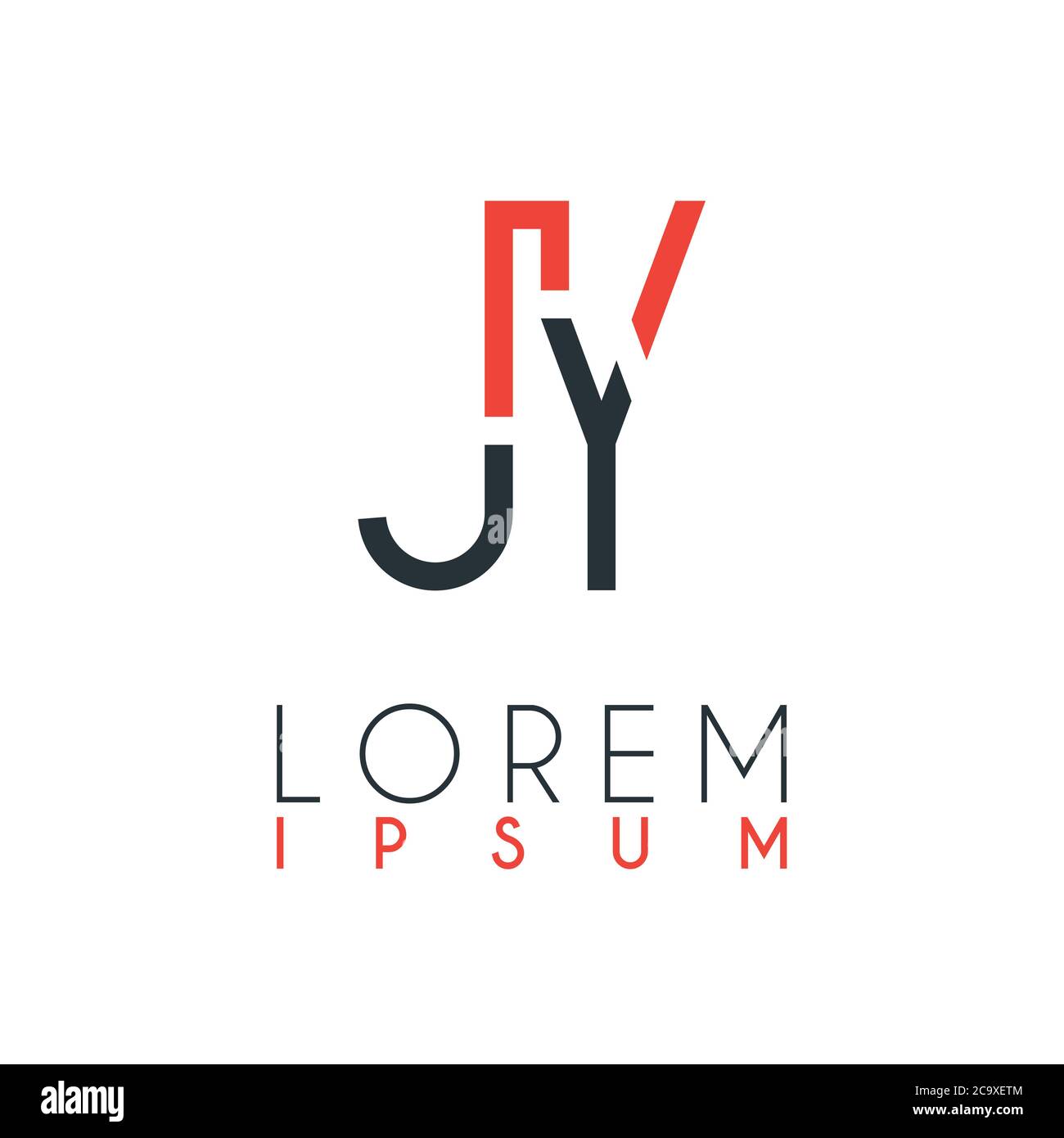 The logo between the letter J and letter Y or JY with a certain ...