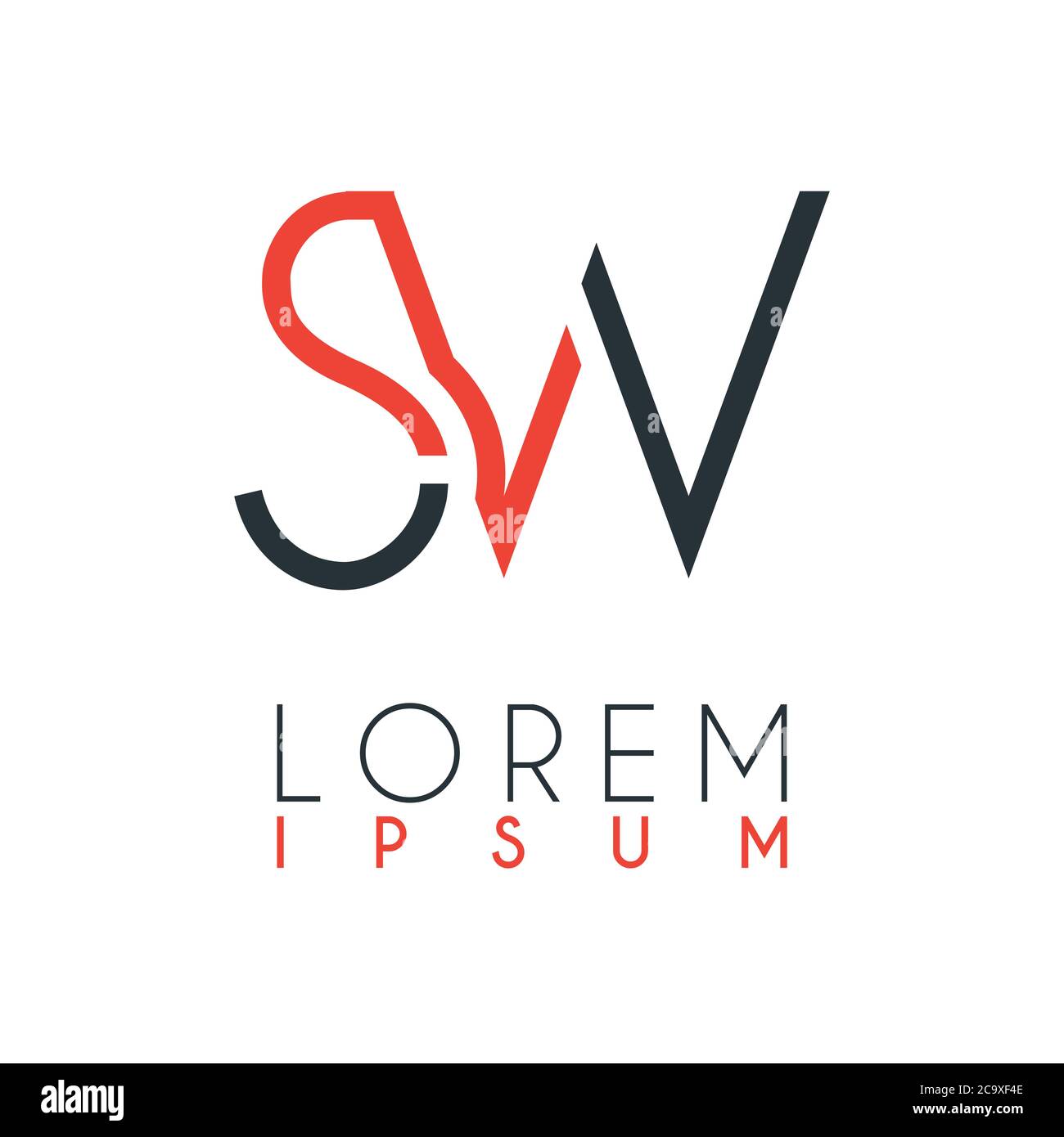 The logo between the letter S and letter W or SW with a certain ...