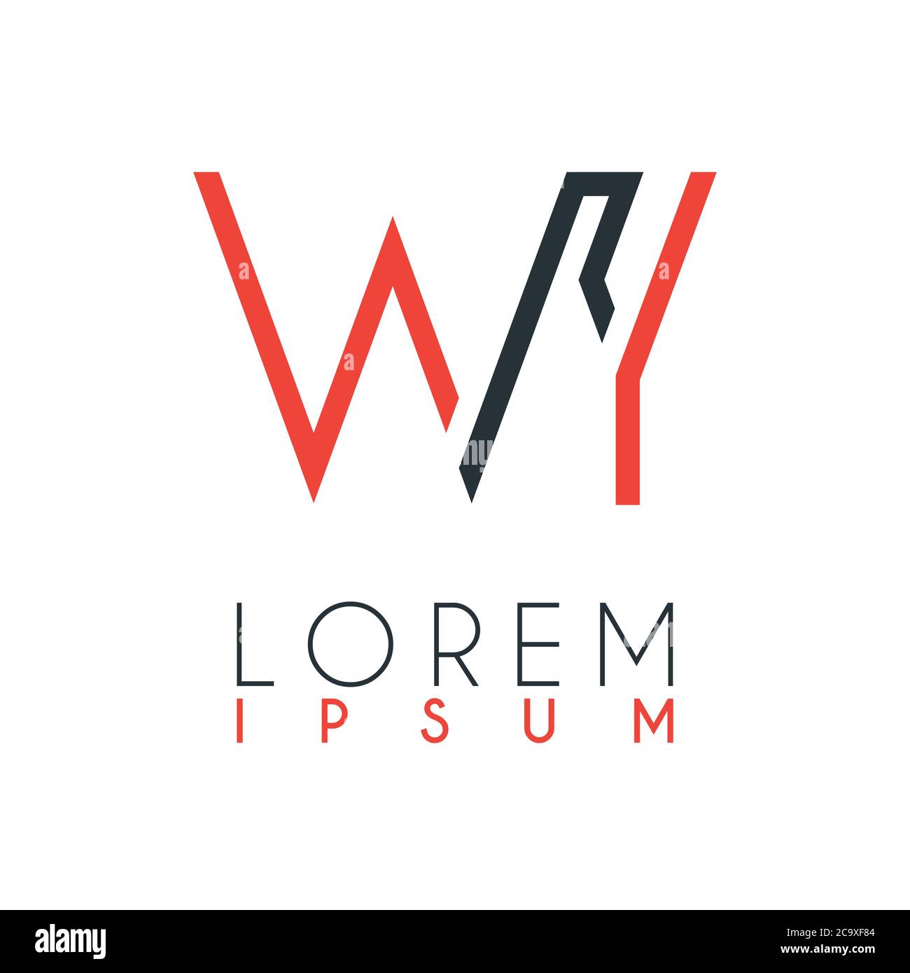 The logo between the letter W and letter Y or WY with a certain ...
