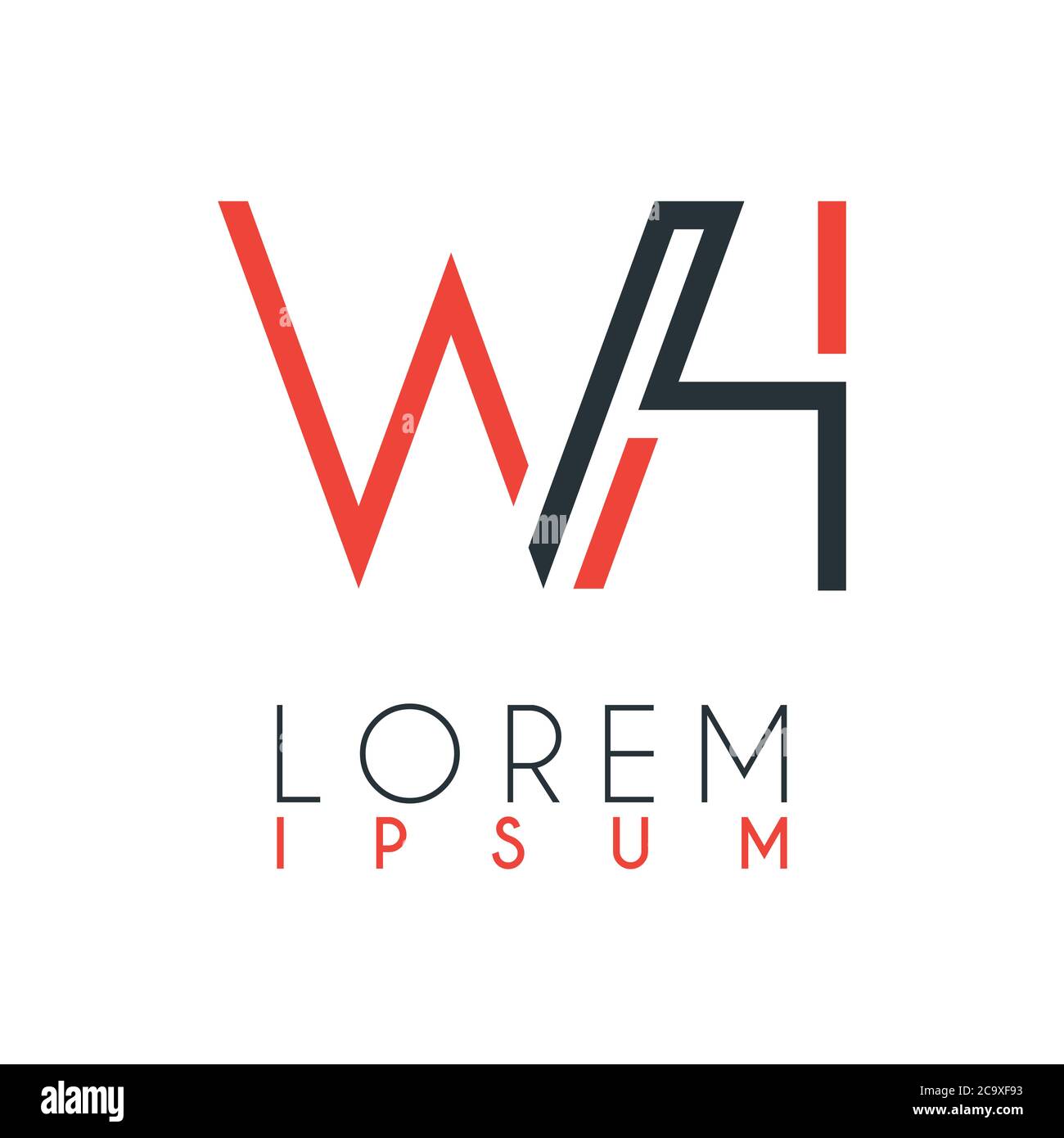 The logo between the letter W and letter H or WH with a certain ...