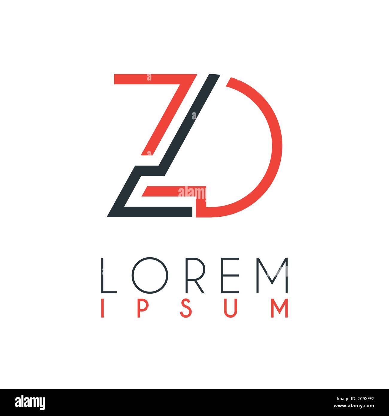 The logo between the letter Z and letter D or ZD with a certain ...