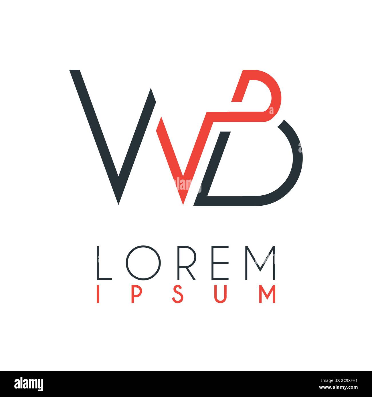 The logo between the letter W and letter B or WB with a certain ...