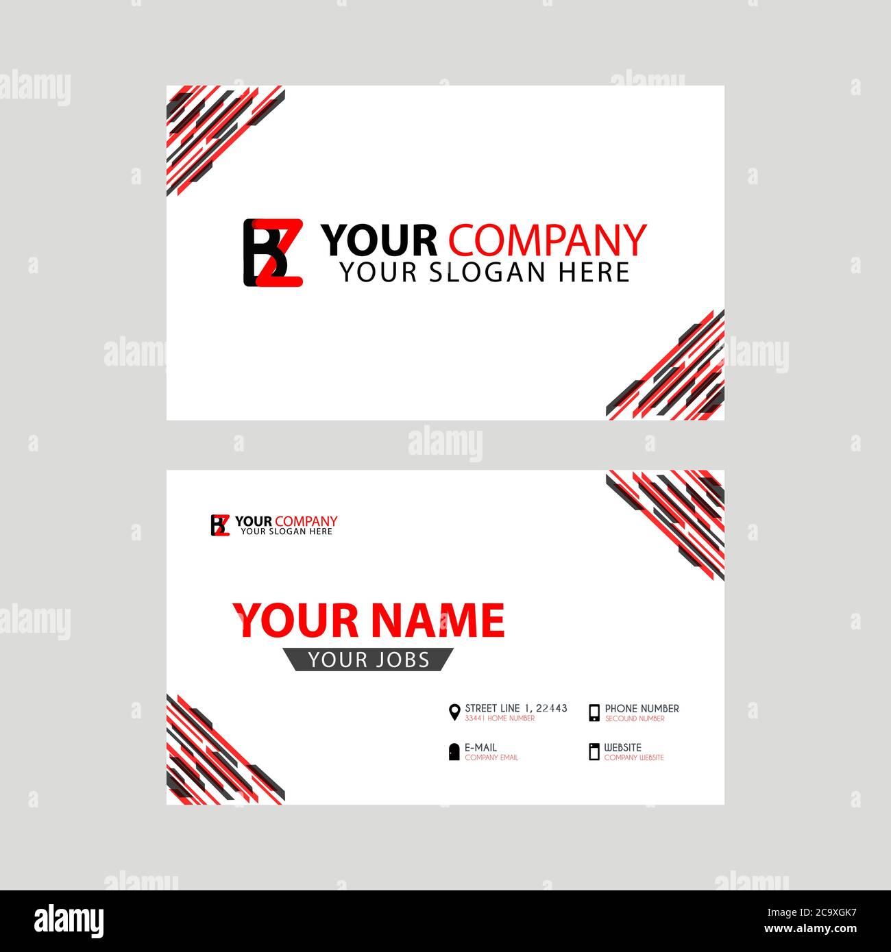 Bz red logo hi-res stock photography and images - Alamy